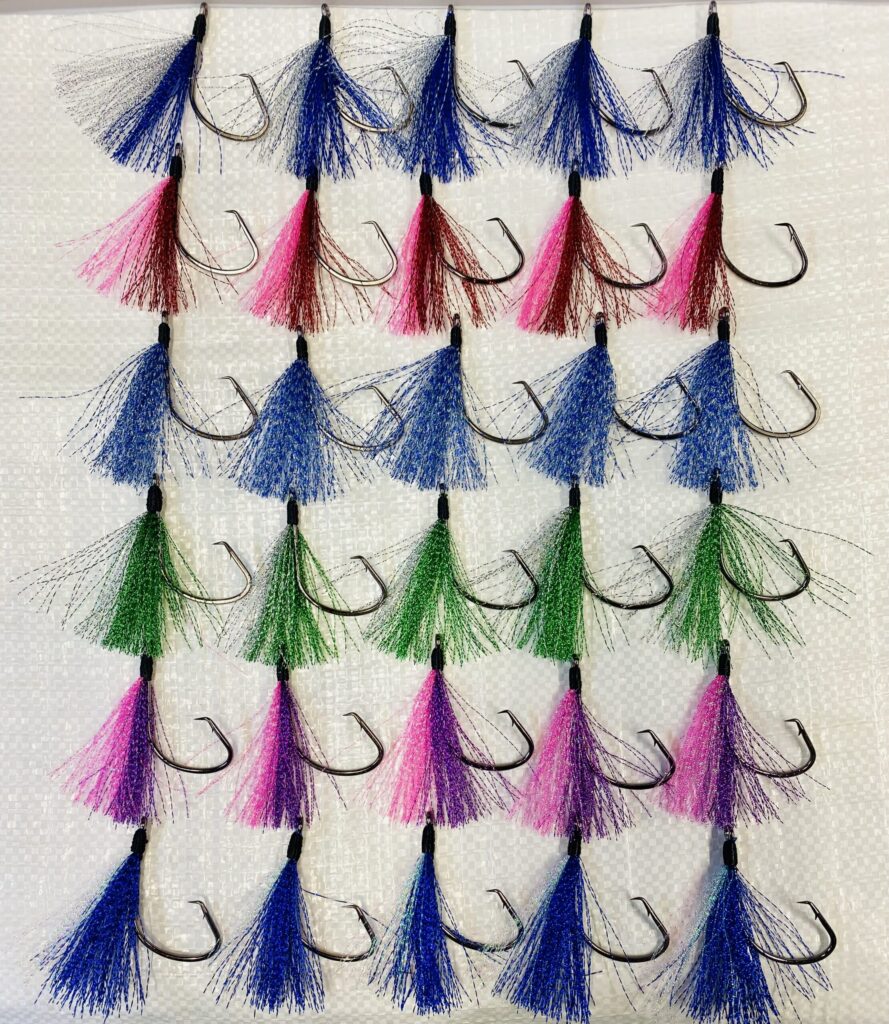 Flasher Flies 8/0s - 5 pack - Hooker Fishing Tackle